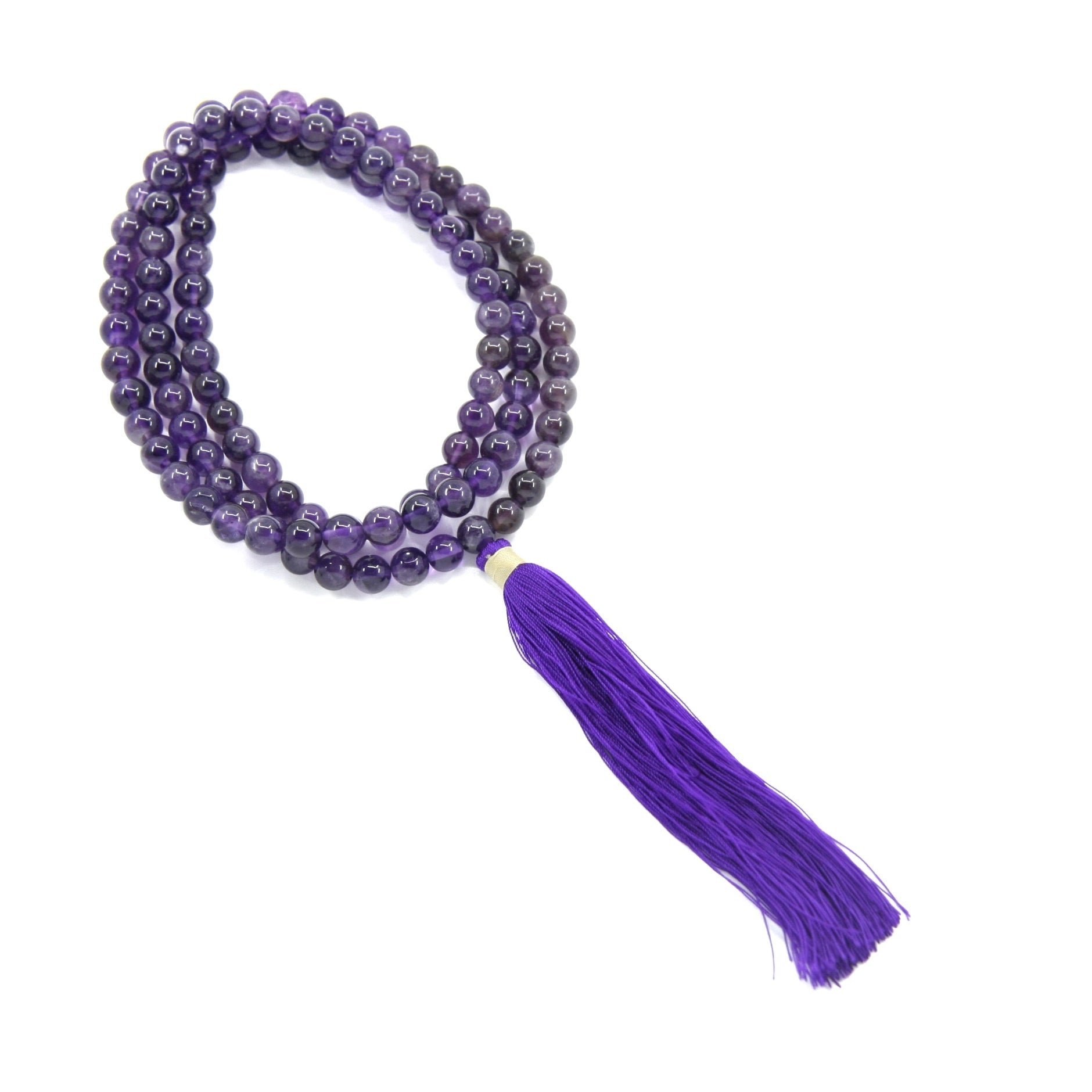 Amethyst stone mala store